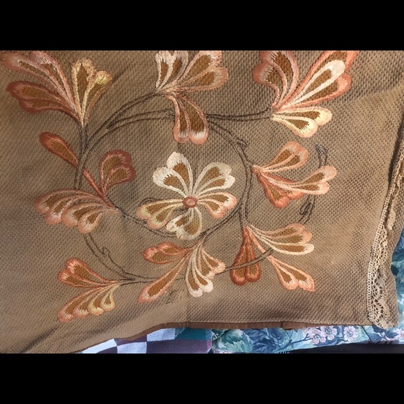 Bedding | Vintage Barge Embroidered Pillow Case | Poshmark